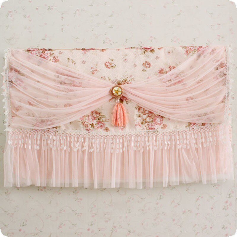 Indoor TV Dust Covers Dust Resistant Lace Style Te... – Grandado