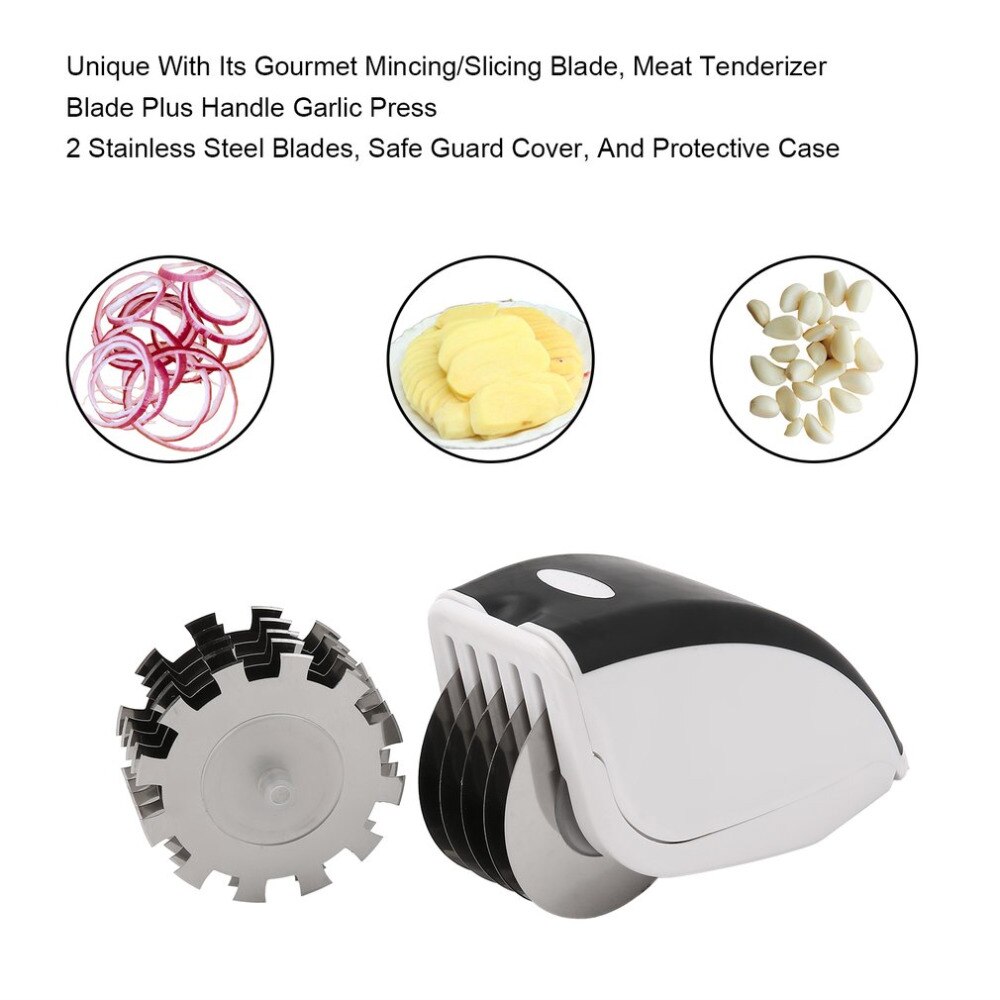 3 in 1 Rolling Mincer & Tenderizer with Garlic... – Grandado