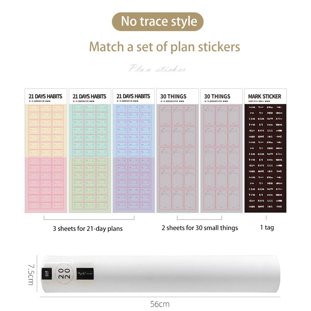 Year Planner White Kraft Paper For Student Recordi... – Grandado