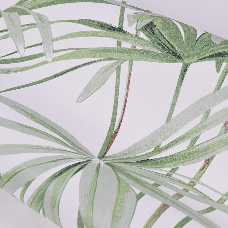 100x53cm Green Leaves Wall Paper Natural Style Bam... – Vicedeal