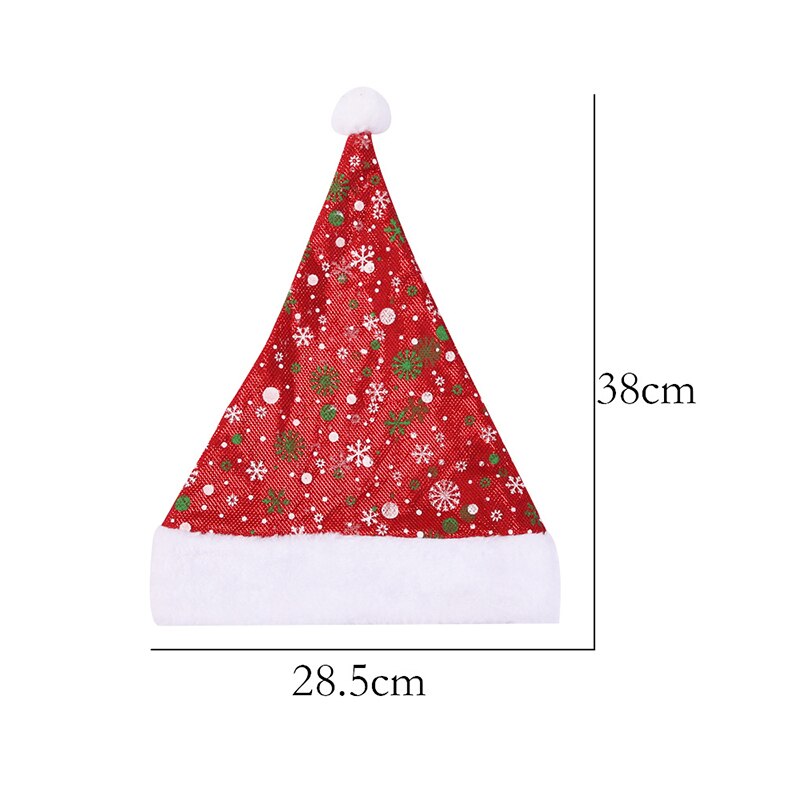Christmas Red Classic Santa Hats Traditional Santa... – Grandado