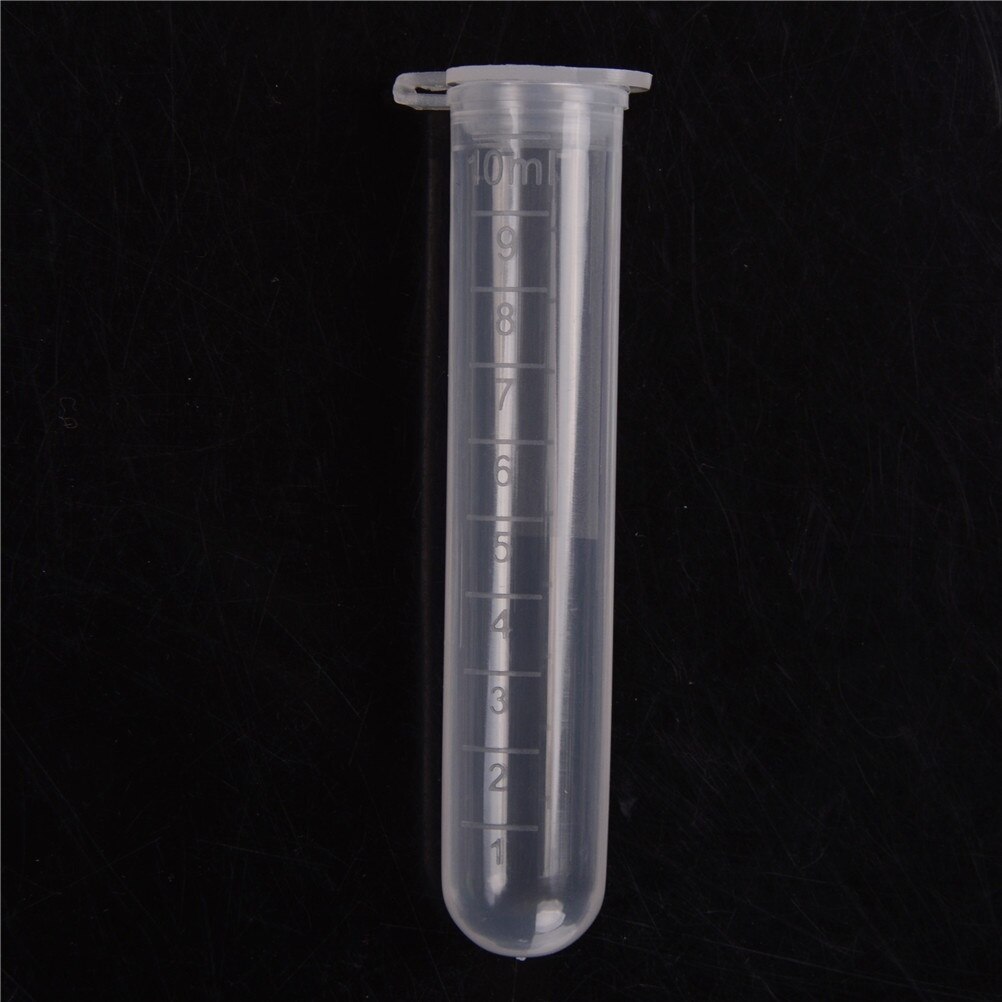 1/10pcs 10ml Plastic Centrifuge Lab Test Tube Vial... – Grandado
