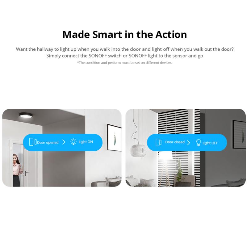 SONOFF DW2 WiFi Magnetic Door/Window Sensor With L... – Grandado