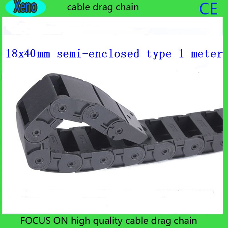 18x40 Semi-enclosed Type Plastic Energy Chain For ... – Vicedeal