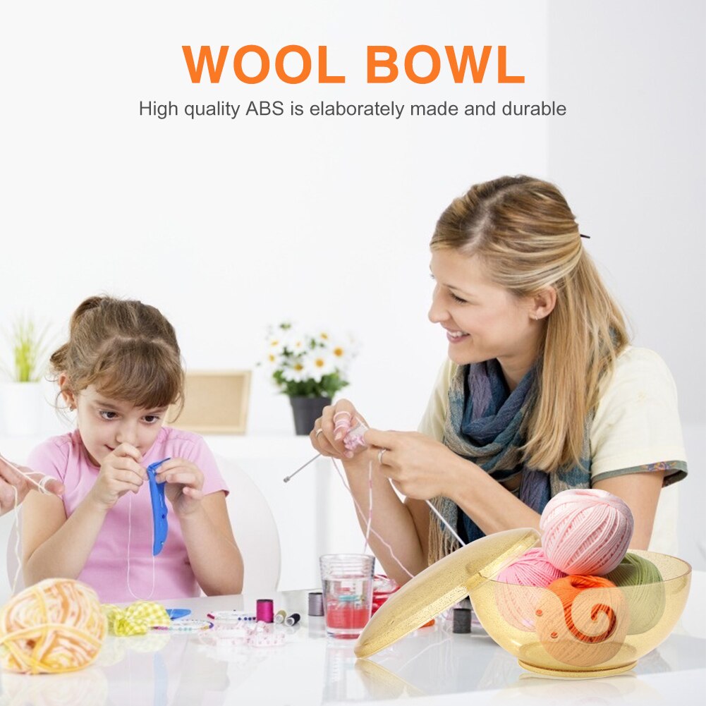 Environmentally Plastic Knitting Yarn Ball Bowl Ha... – Grandado