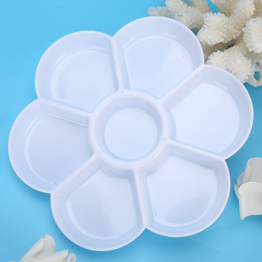 2Pcs Oil Painting Palette Plum Form 7 Grid Thicken... – Grandado