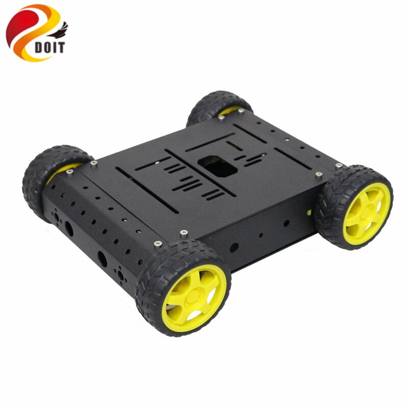 C400 4wd Smart Car Chassis Kit Met Tt Motor Wiel A... – Vicedeal