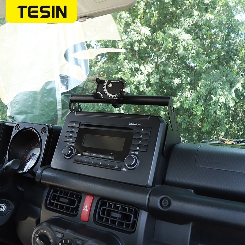 TESIN GPS Stand For Suzuki Jimny JB74 + Car Mobile... – Grandado