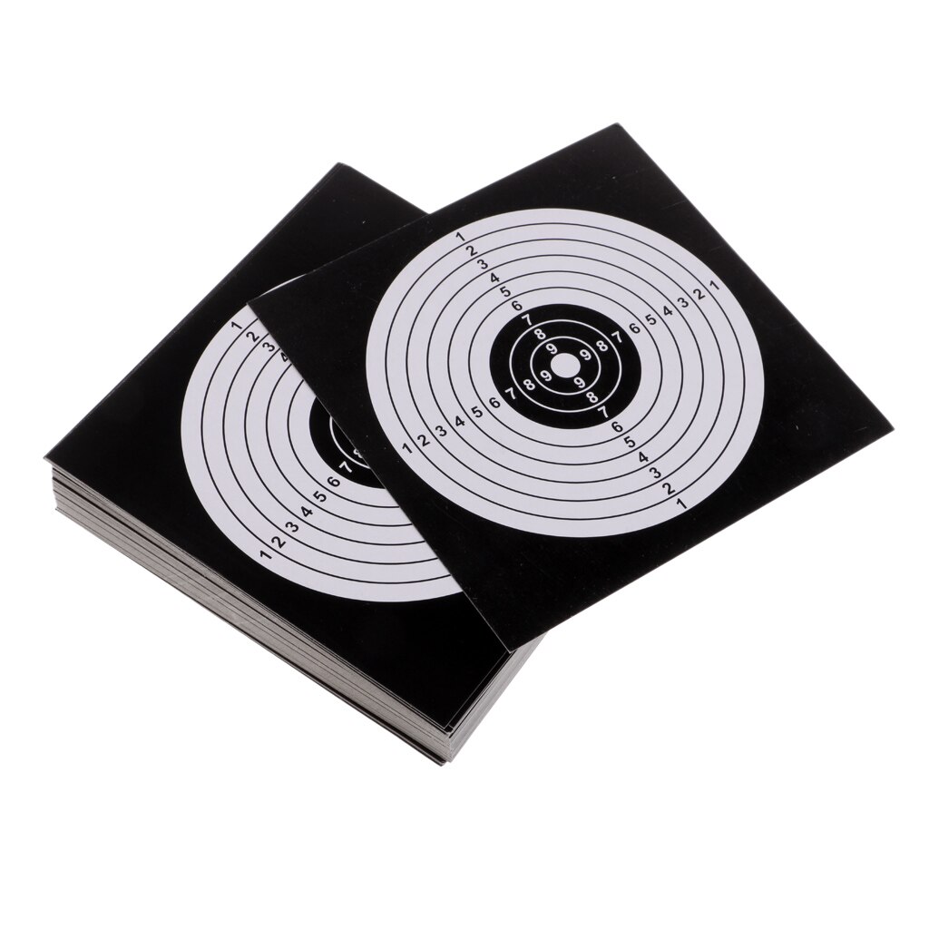 100x Adhesive Reactive Paper Targets for Practice – Vicedeal