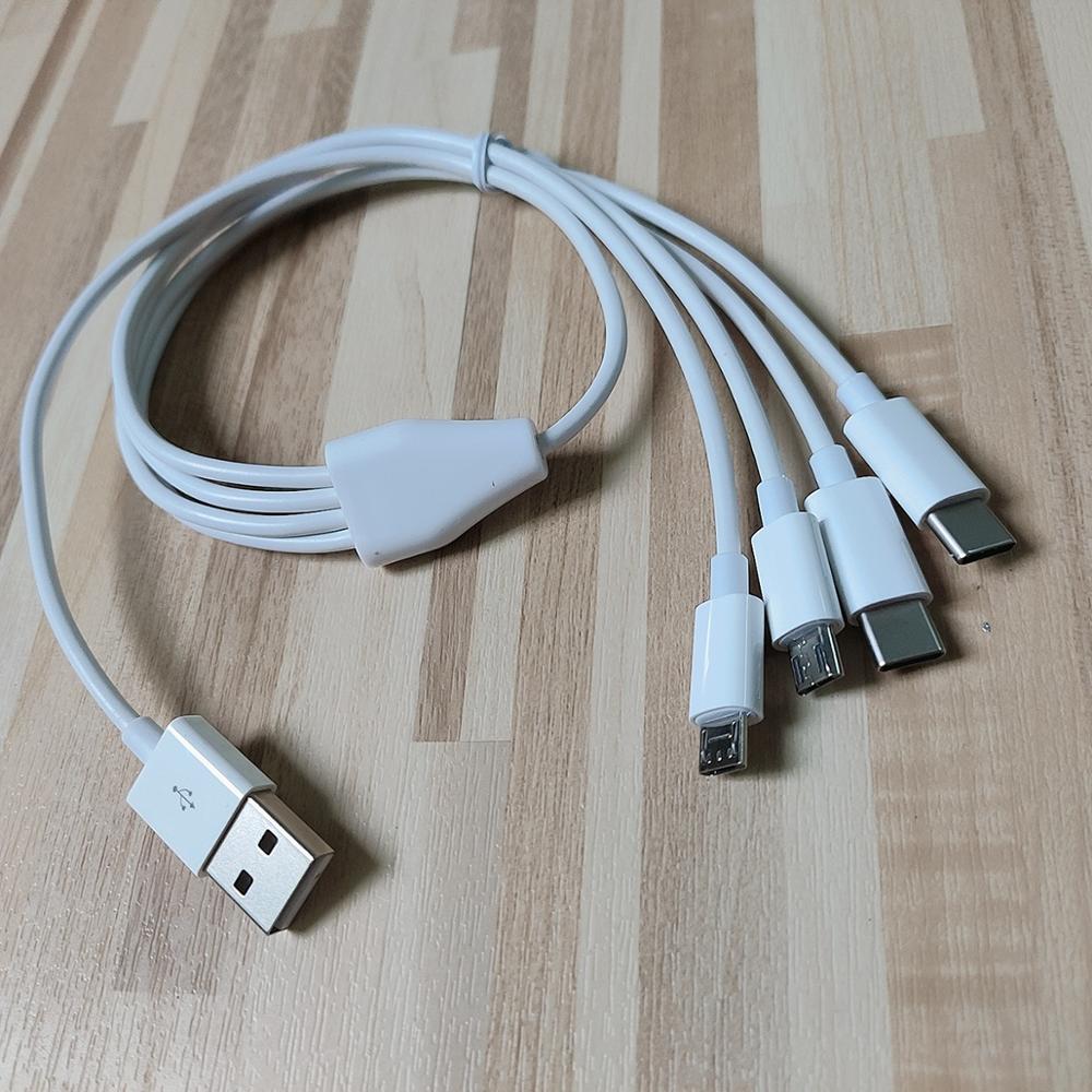 50cm 4 in 1 USB to 2 Type C + 2 Micro Charging Cab... – Vicedeal