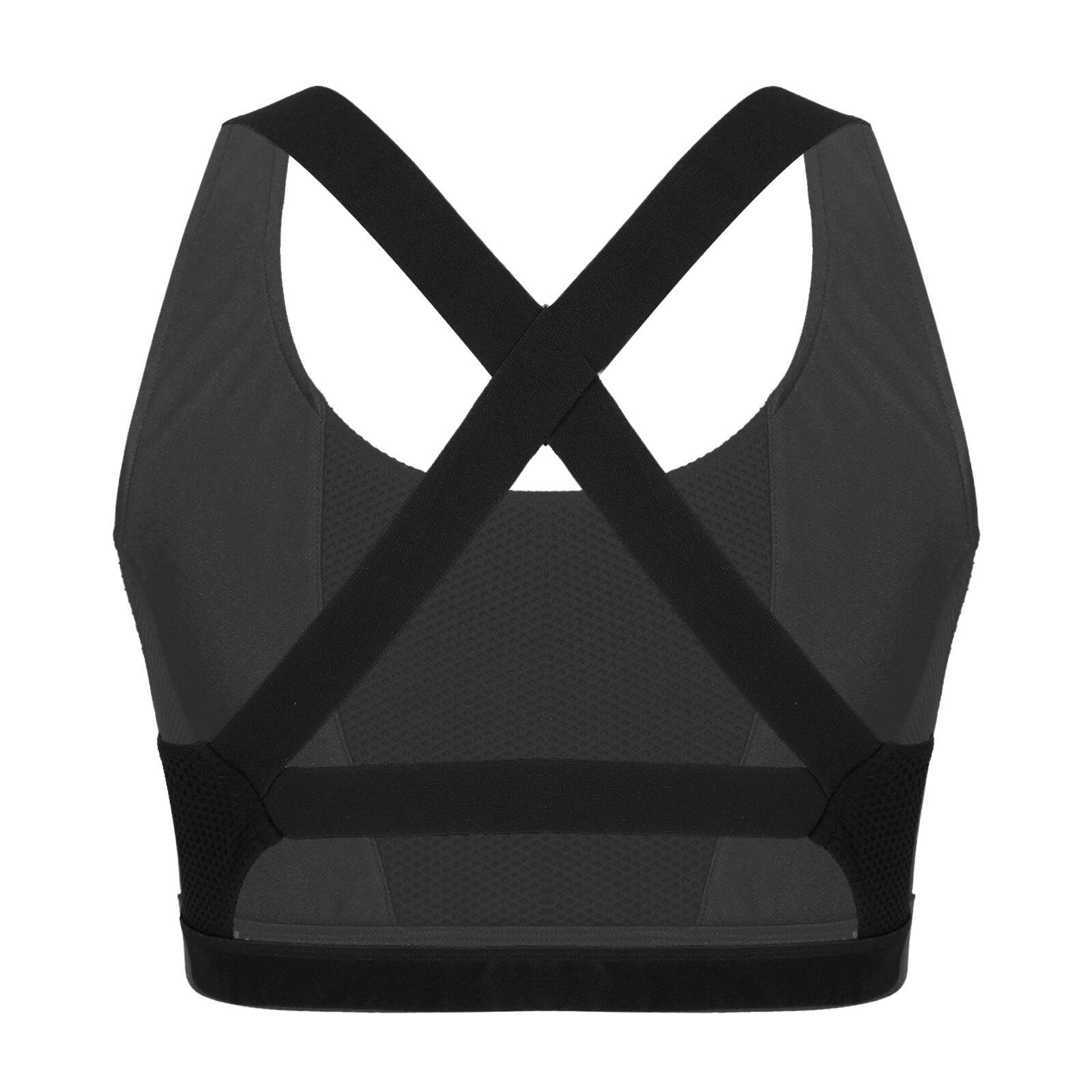 Men Crisscross Back Cropped Tank Top Patchwork Sle... – Grandado