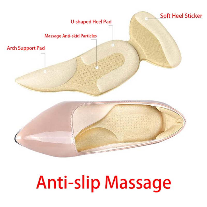 1 Paar Zachte Binnenzool Pad Inserts Hak Zachte Te... – Grandado
