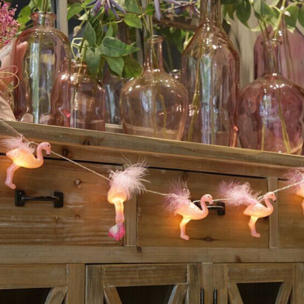 Led Feathered Flamingo Battery Operated String Lig... – Vicedeal