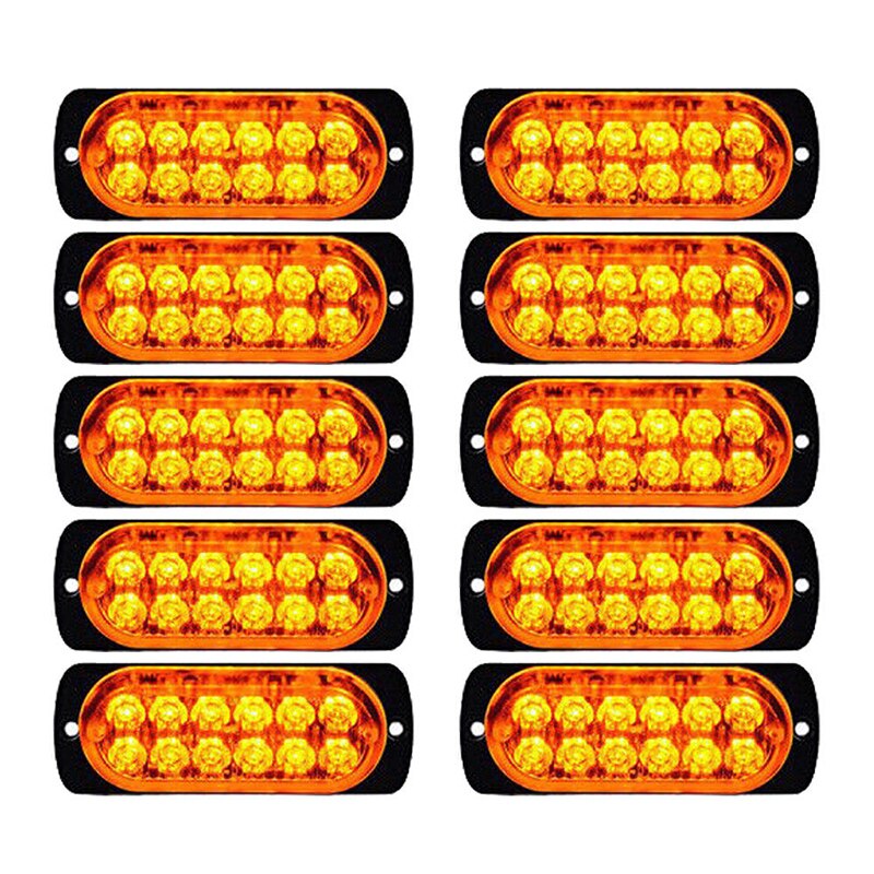 Fog Working Light Working Lamp 12V-24V Amber Kit T... – Vicedeal