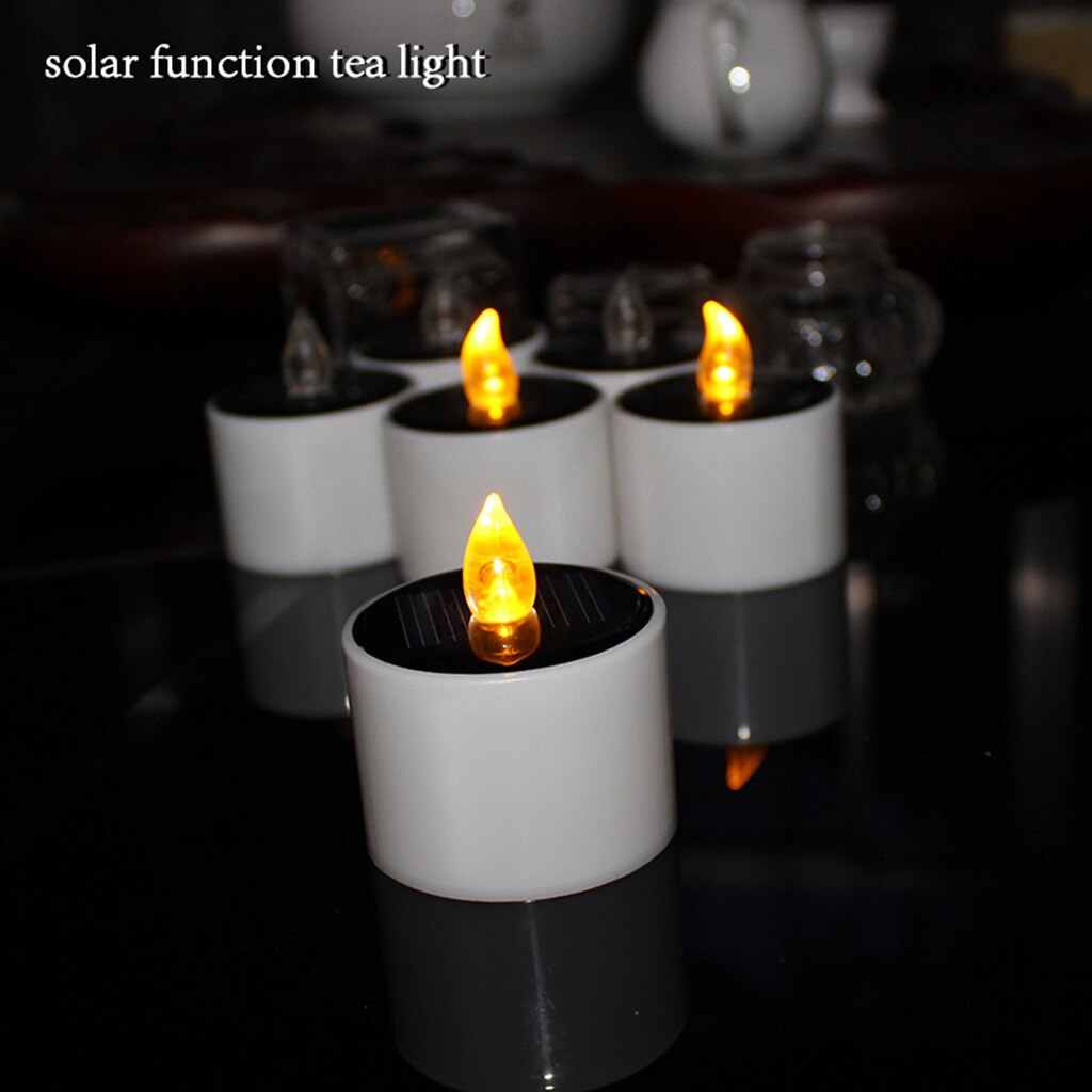 Solar Powered Electric LED Candles Flickering Flam... – Vicedeal