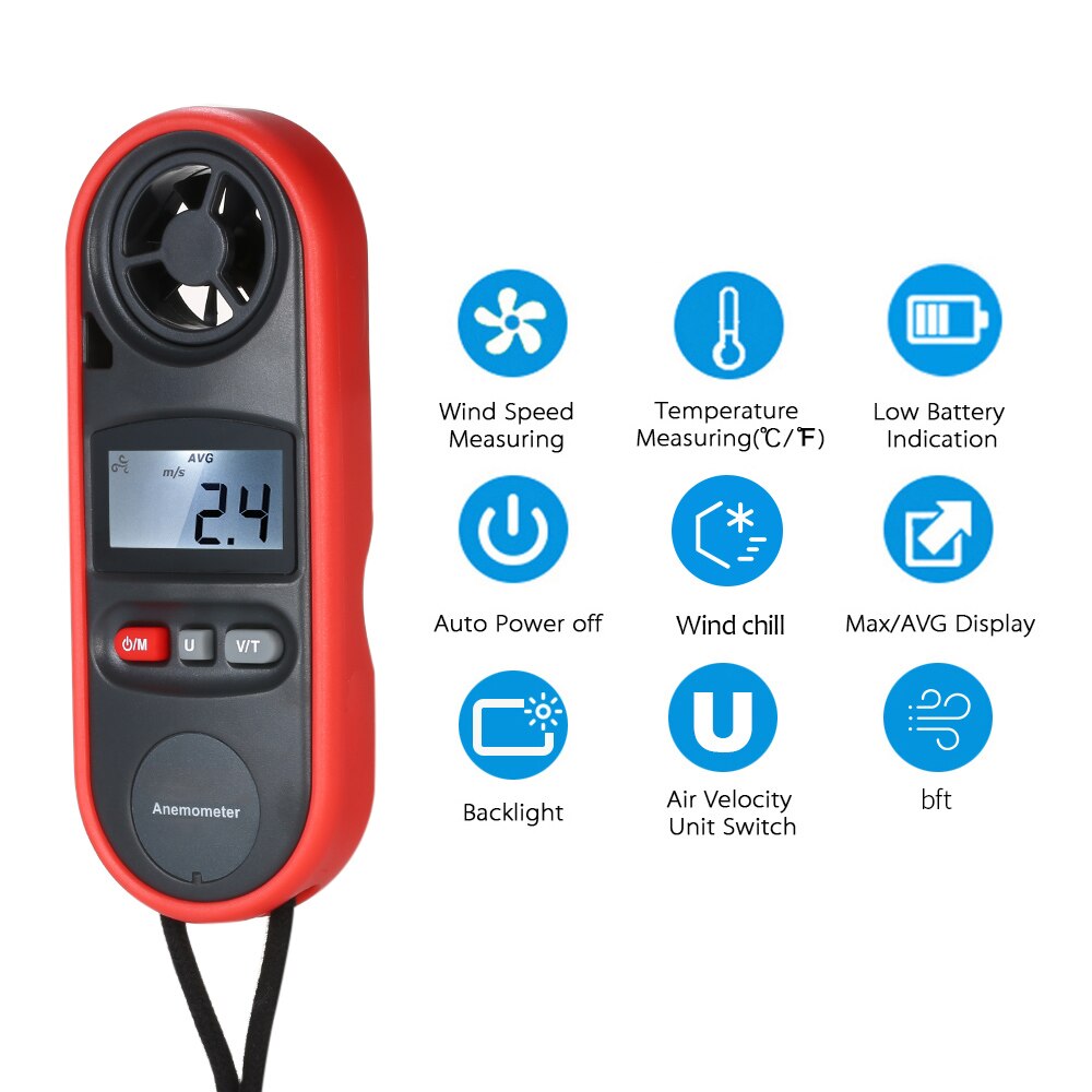 Mini Digitale Anemometer Thermometer Handheld Anem... – Vicedeal Mini Digitale Anemometer Thermometer Handheld Anem... – Vicedeal