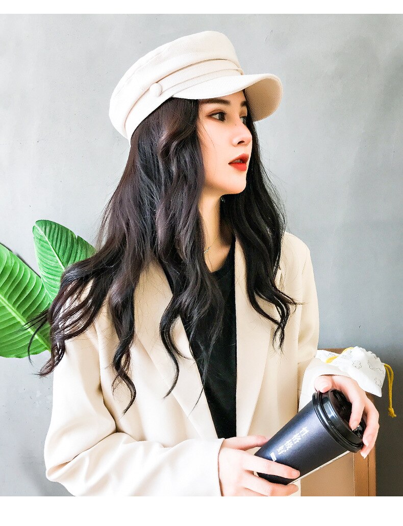 Flat Top Sailor Captain CapSpring Summer Men Women... – Vicedeal