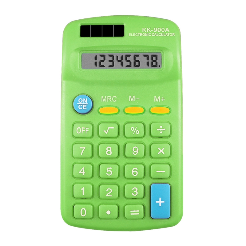 H05B Multi Color Calculator Palm Size 8 Digit Larg... – Grandado