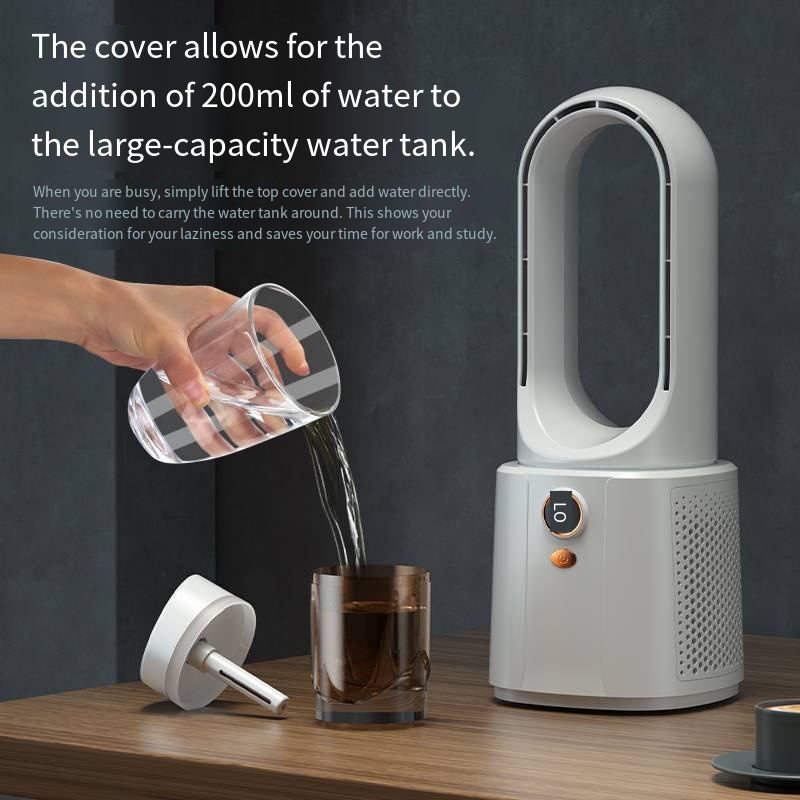 Bladeless Fan Portable Air Conditioner LED Display... – Grandado