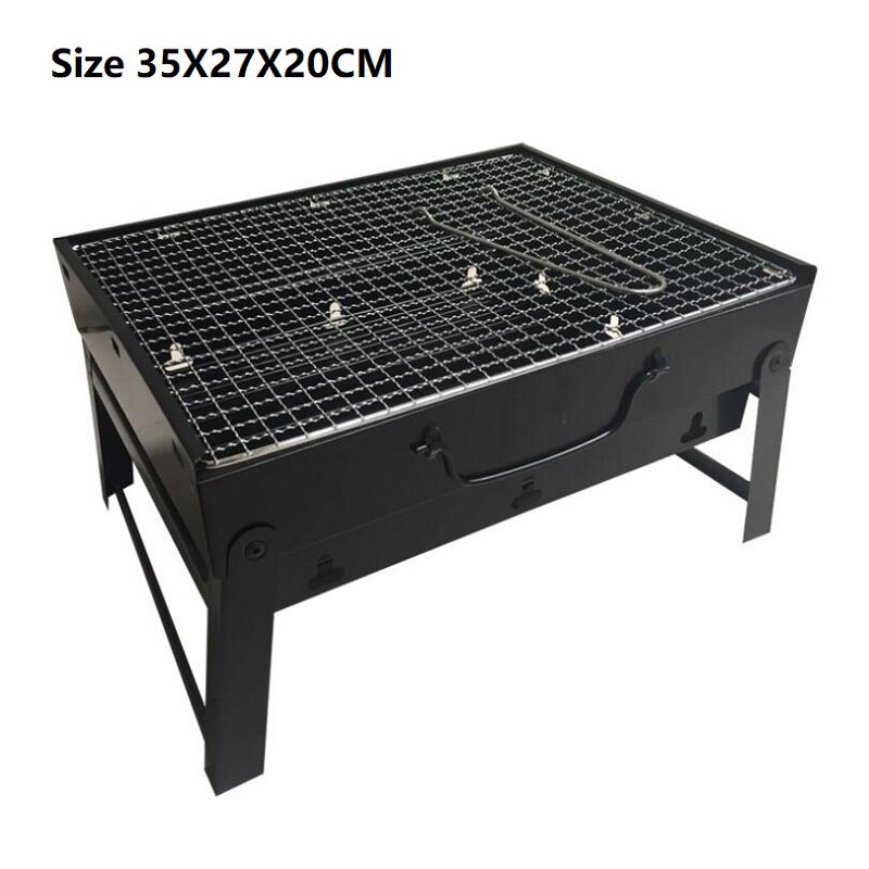 Thickened folding barbecue grill outdoor portable ... – Vicedeal