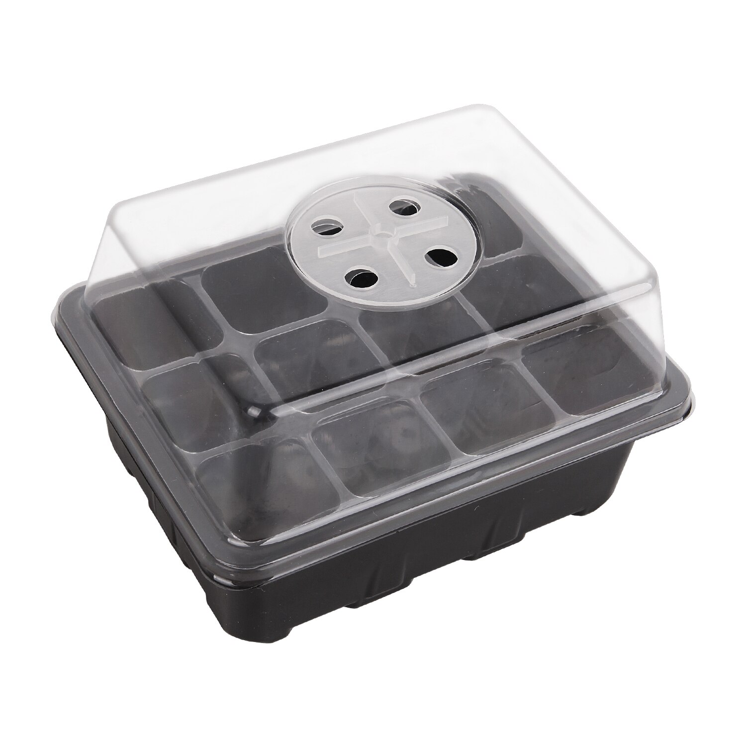 Nursery Tray With 12 Holes Plants Tray Box Plastic... – Grandado