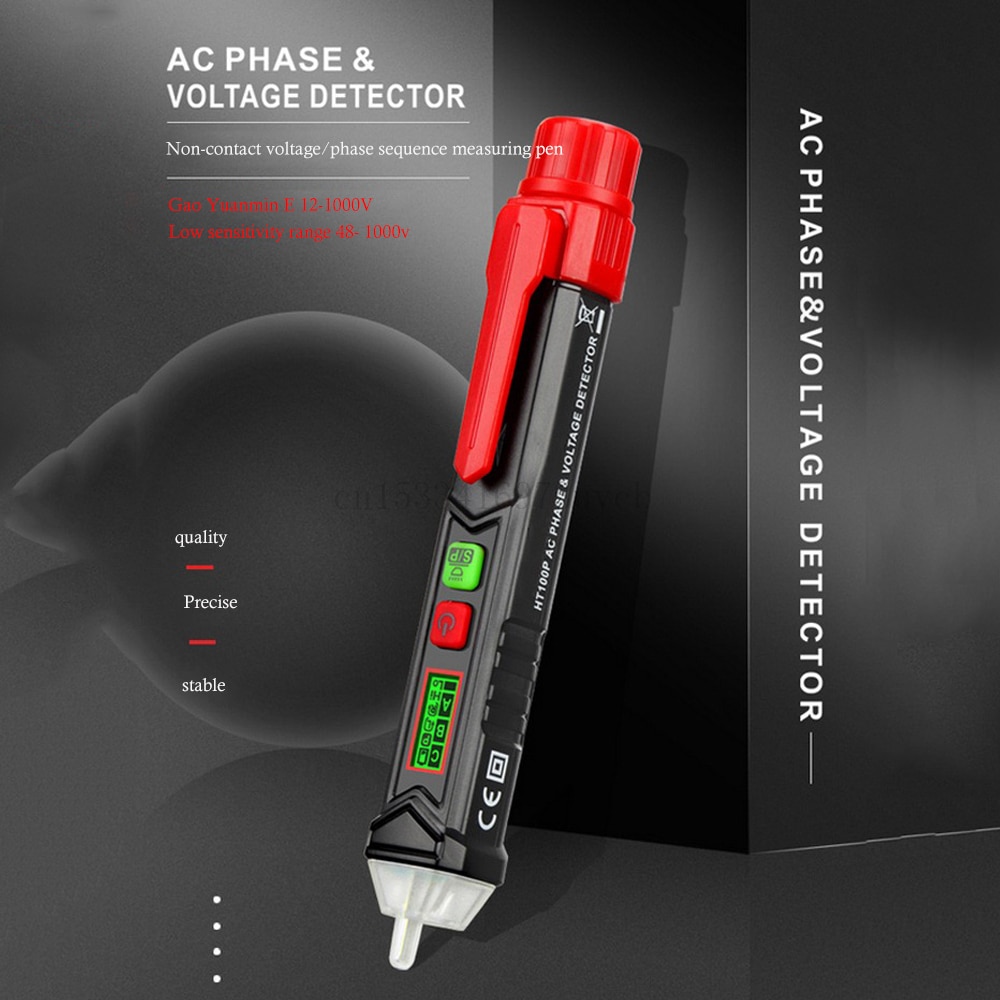 HT100P AC Voltage Detector LED Non Contact 3 Phase... – Grandado