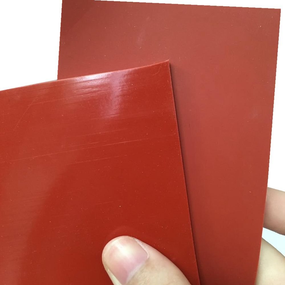 Red Black Silicone Rubber Sheet 500x500mm Transluc... – Vicedeal