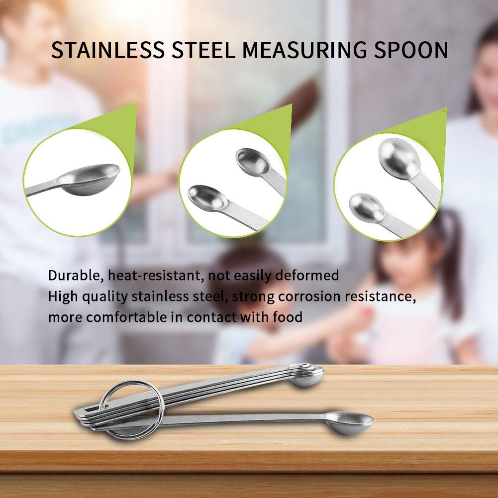Stainless steel mini measuring spoons Kitchen seas... – Vicedeal