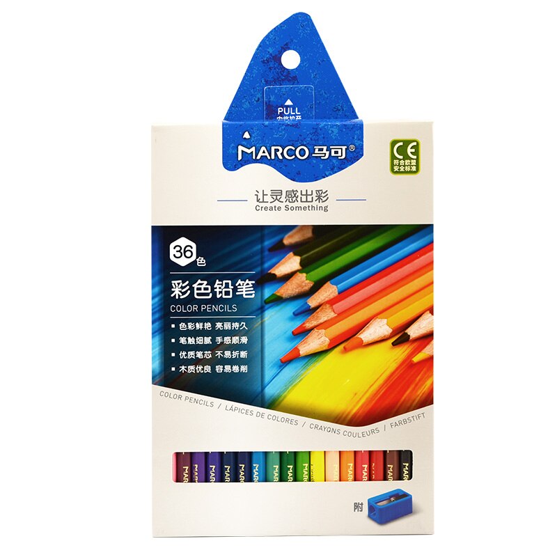 Marco 24/36/48/72colors Oil Color Pencil Set Artis... – Grandado