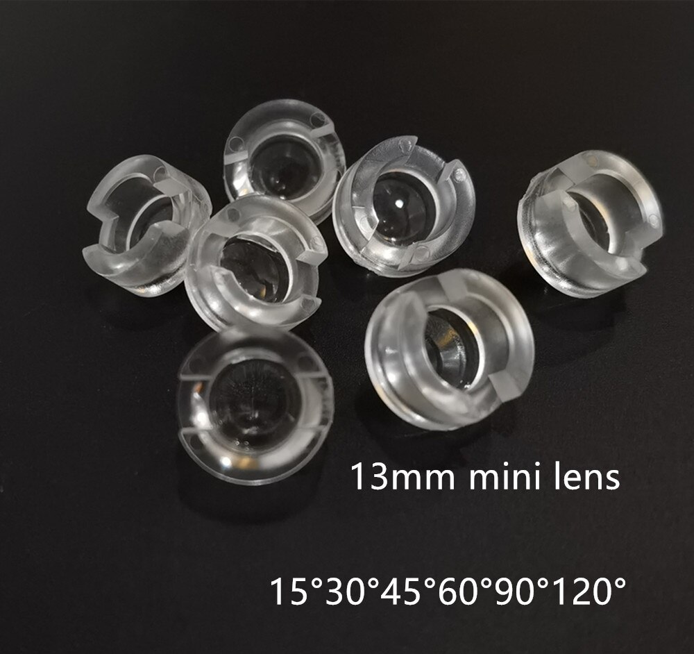 100Pcs 13Mm 1W 3W Led Mini Lens 15 30 45 60 90 100... – Vicedeal