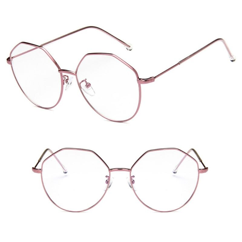 Style Optical Glasses Geometric Myopia Frame Clear... – Grandado