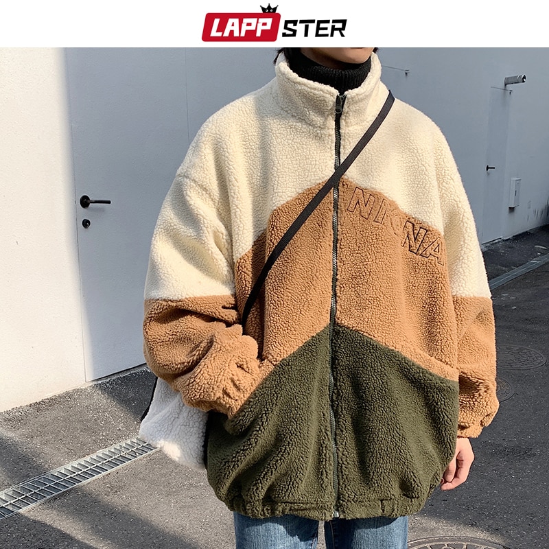 Lappster herr broderi ull jacka rockar vinterjacka... – Grandado