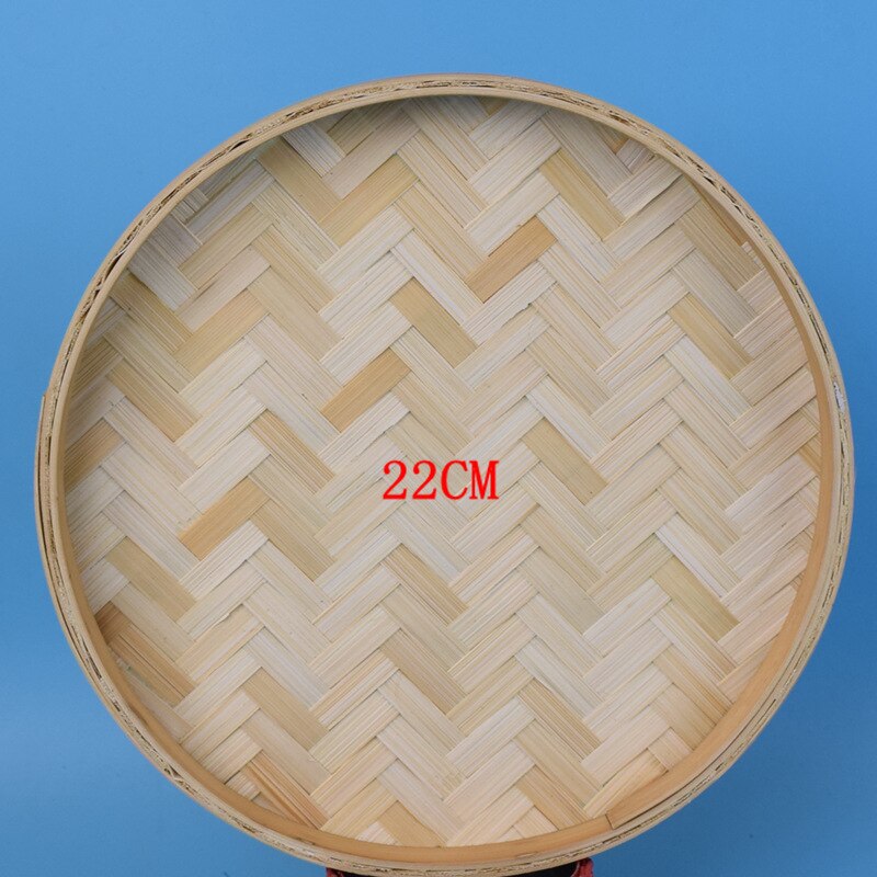 1 pz setaccio di bambù intrecciato a mano zattera ... – Grandado