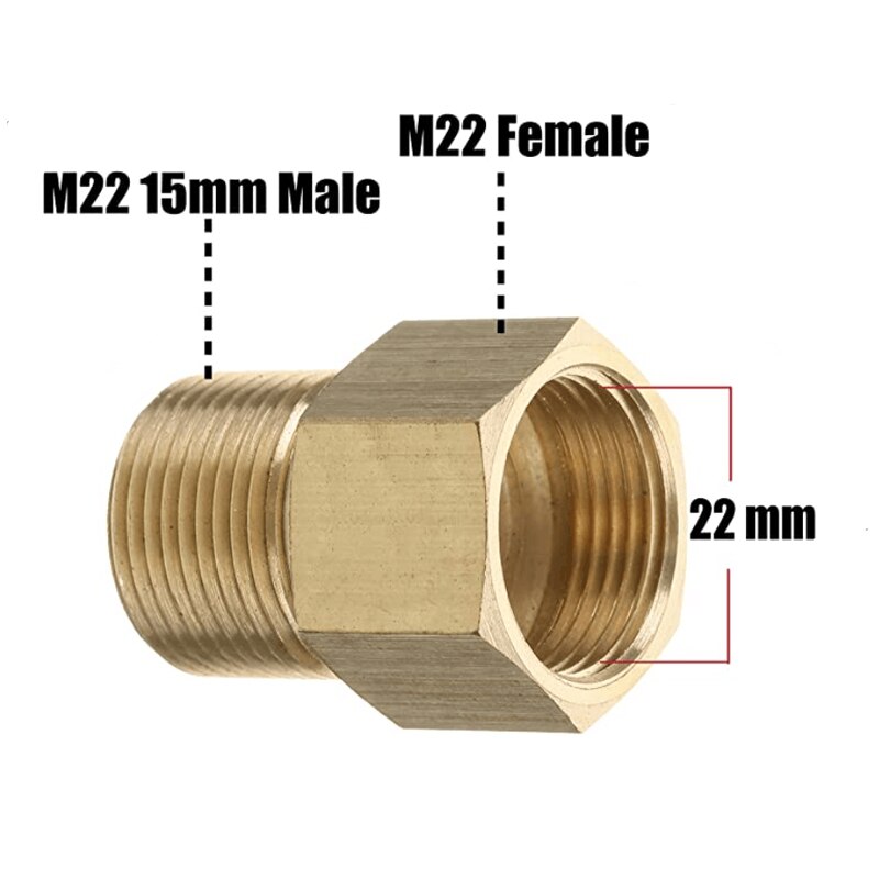 Pressure Washer Coupler 4500 PSI Metal Material M2... – Grandado