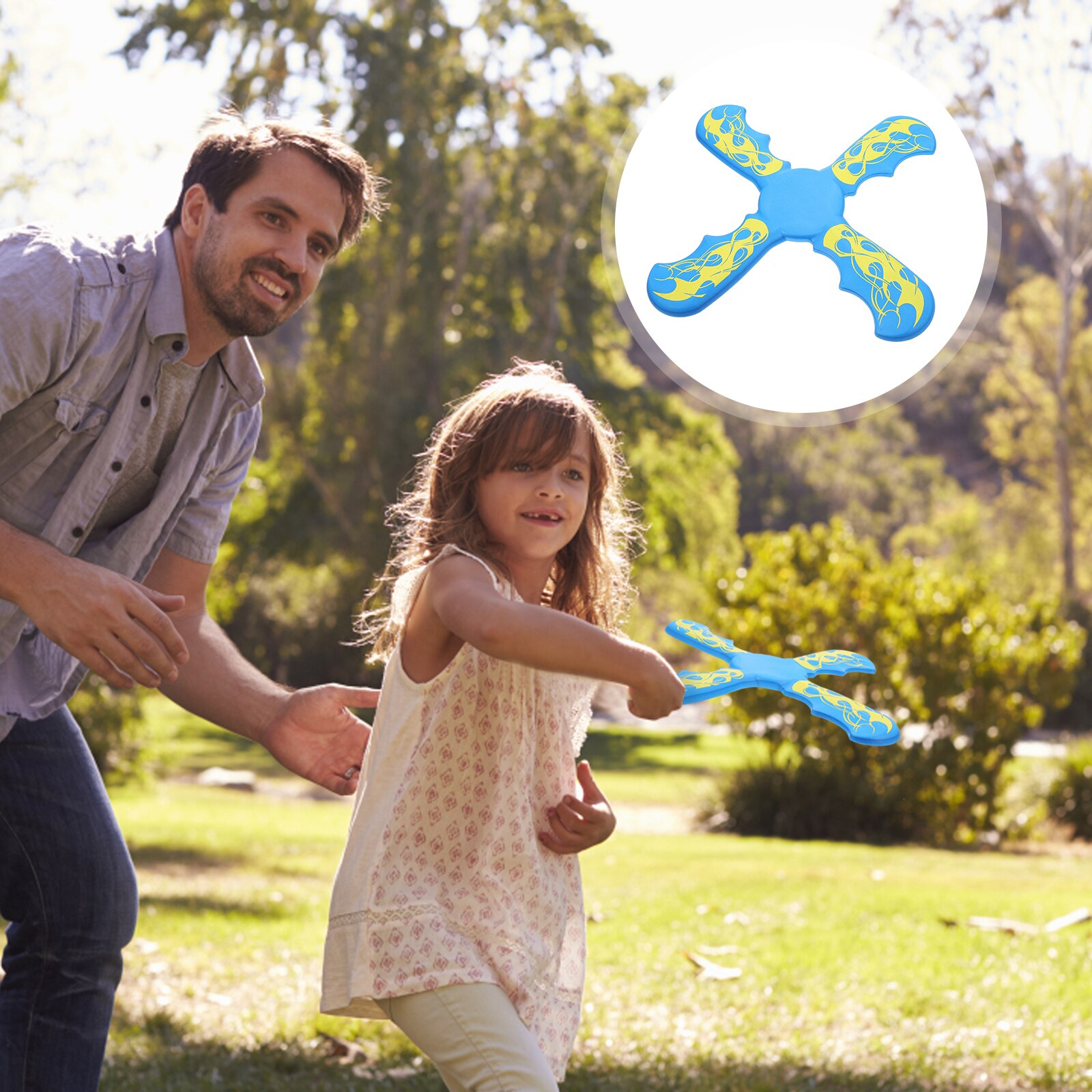 1Pc Four Leaf Boomerang Leisure Boomerang Playthin... – Grandado