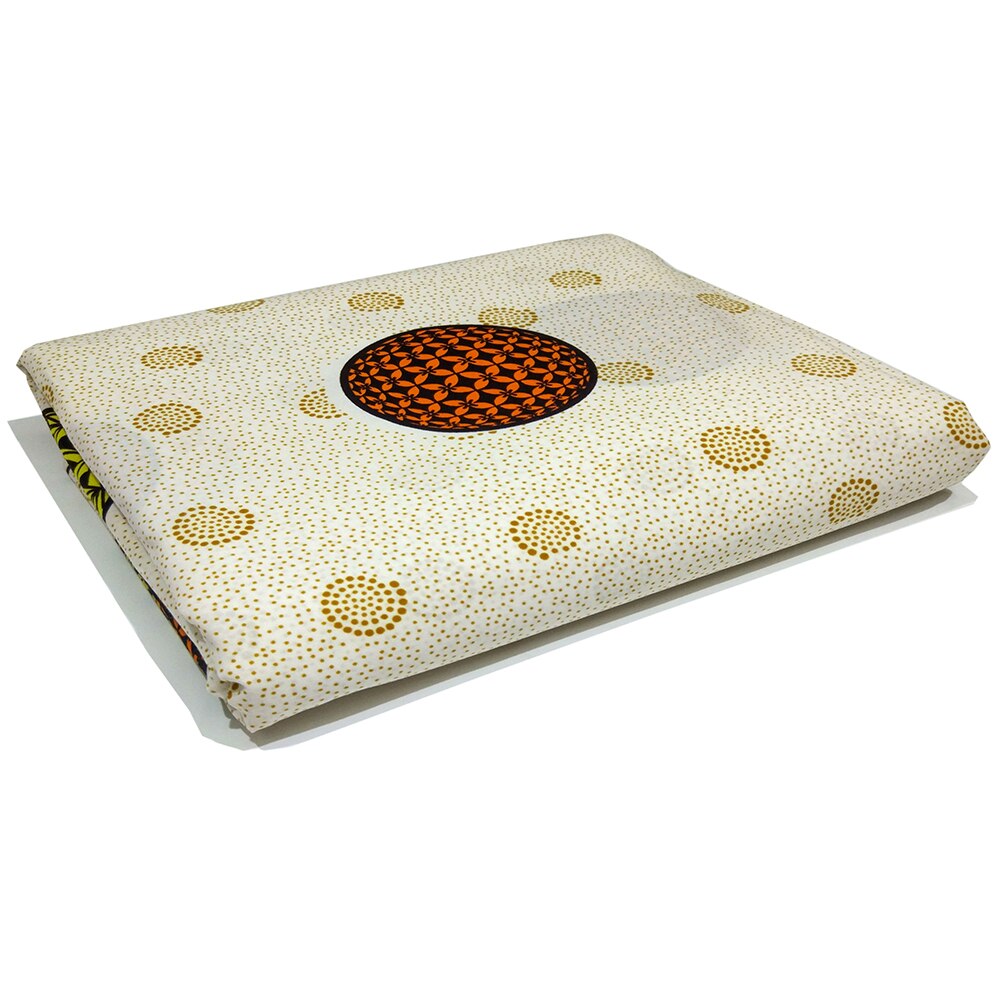 Uutissarja keltainen ja oranssi pyöreä kuviopainet... – Grandado