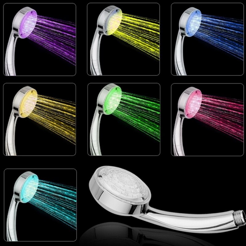 7 Color Handheld Home Bath Rainbow Changing LED Sh... – Grandado