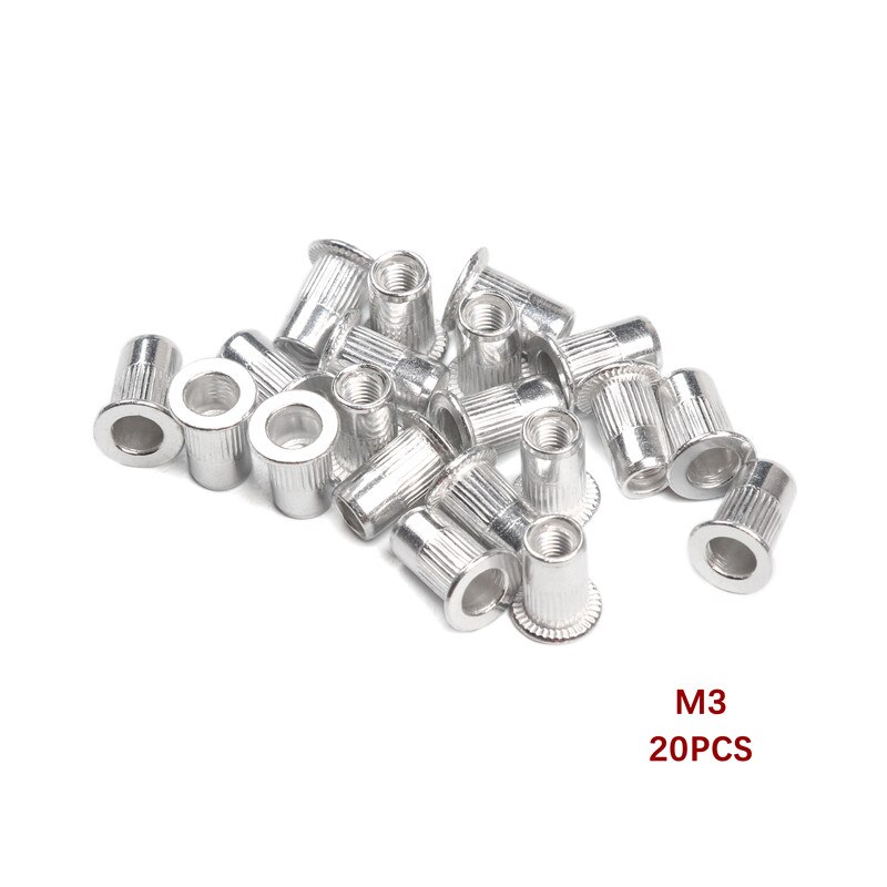 200Pcs Rivet Nut Aluminum Alloy Rivnut Flat Head T... – Vicedeal