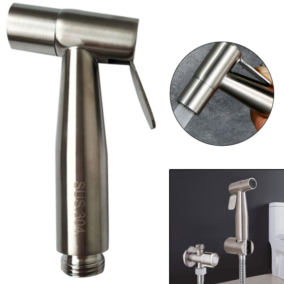 Hand Held Toilet Bidet Bathroom Shower Head Spraye... – Grandado