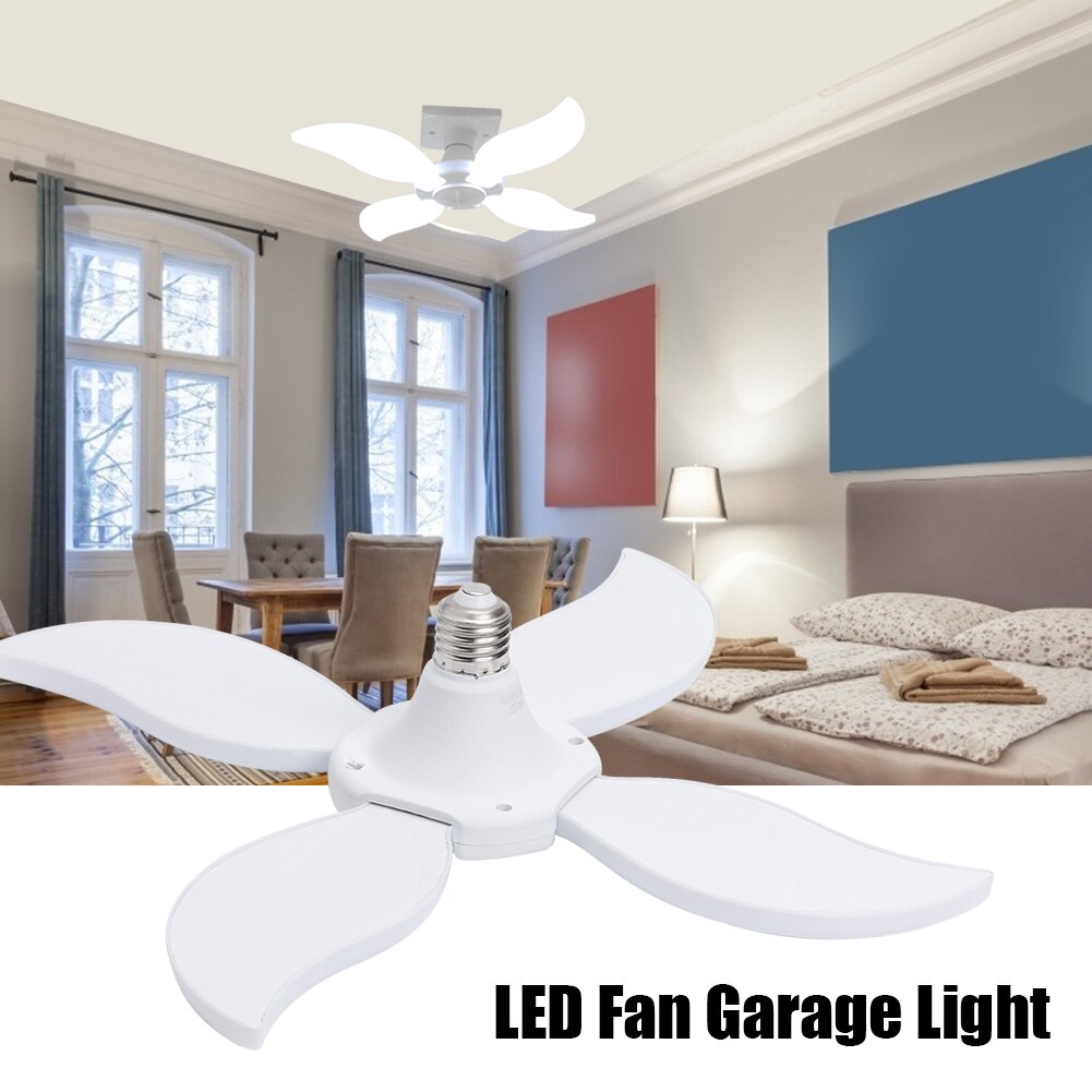 60W E27 LED Fan Garage Light Folding Super Bright ... – Vicedeal