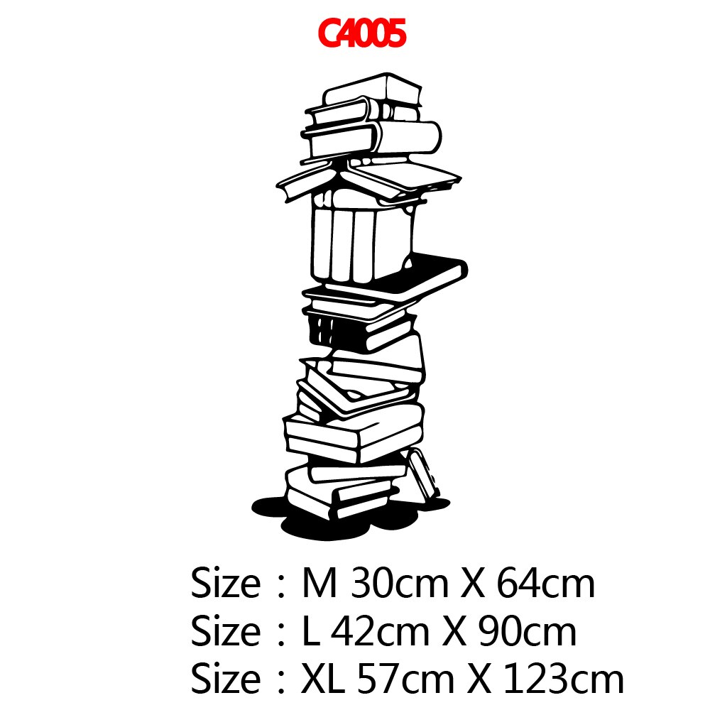 reading books boy girl Wall Decal Art Vinyl Sticke... – Grandado