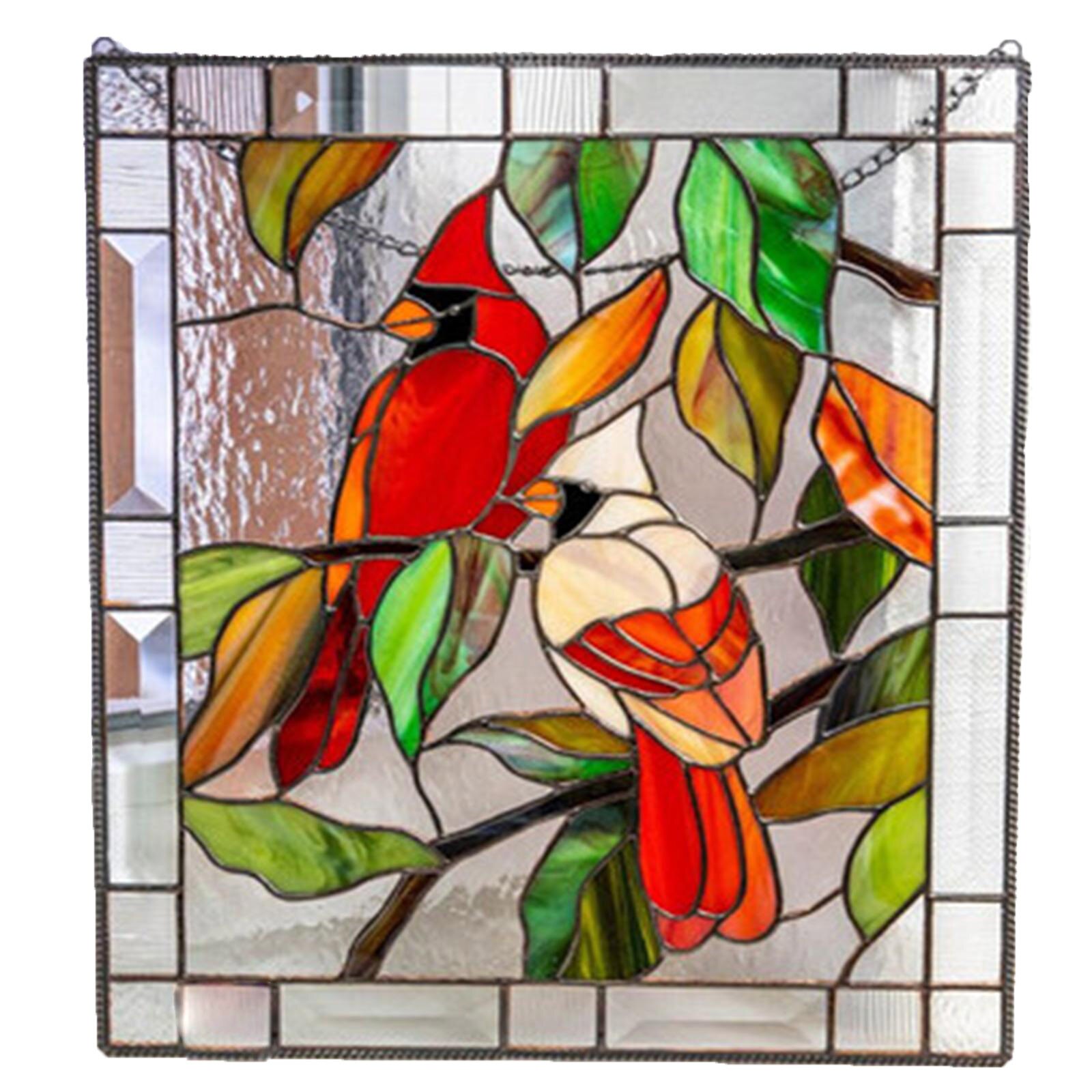 40# Birds Rainbow Suncatcher Mini Stained Bird Win... – Vicedeal