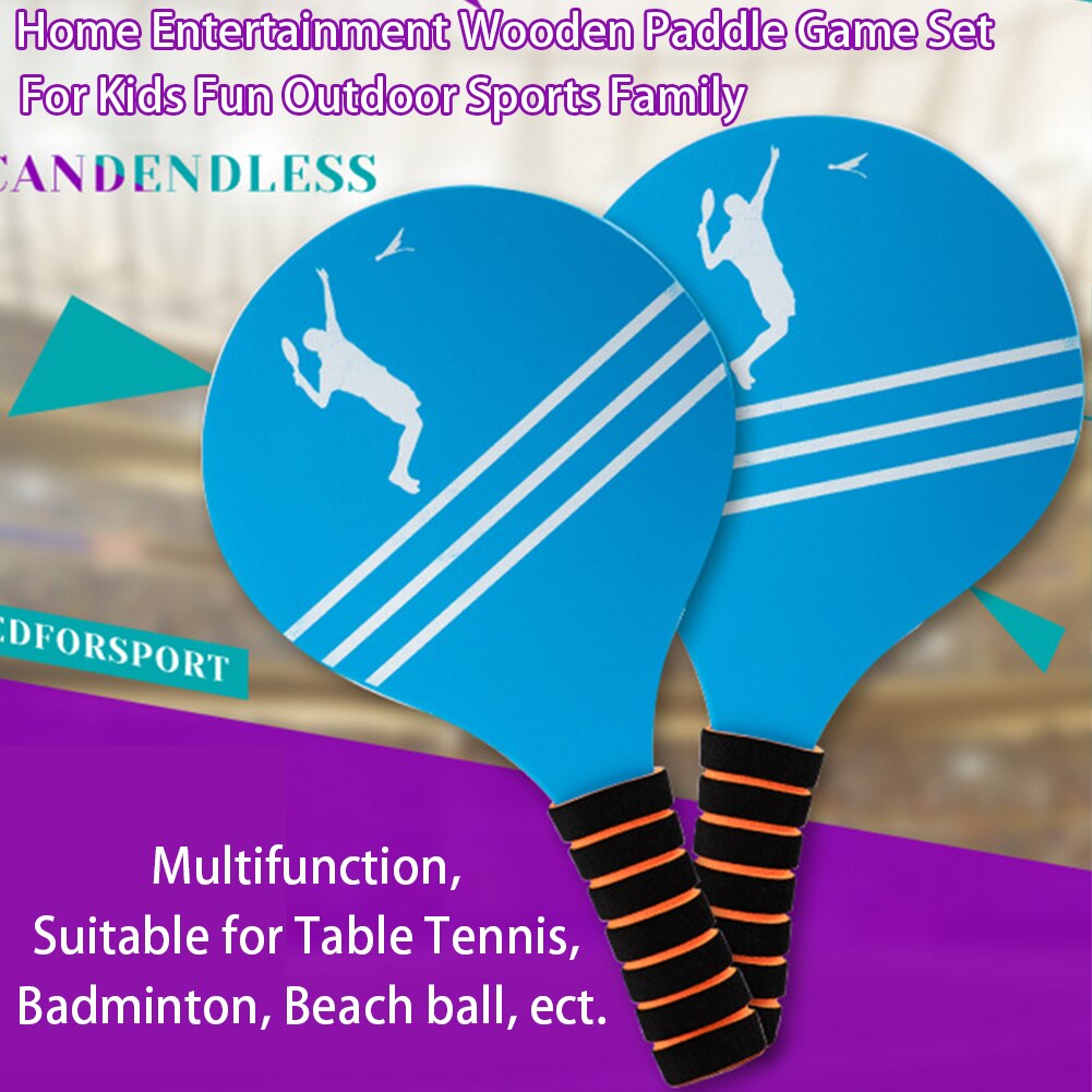 Wooden Paddle Game Set Indoor Fun For Kids Home En... – Grandado