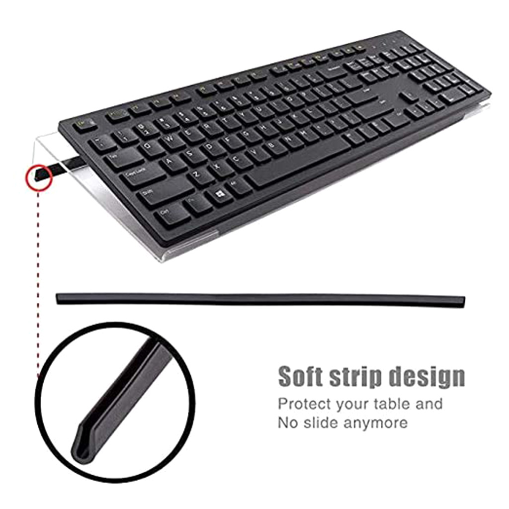 Computer Keyboard Stand Keyboard Riser Acrylic Key... – Grandado