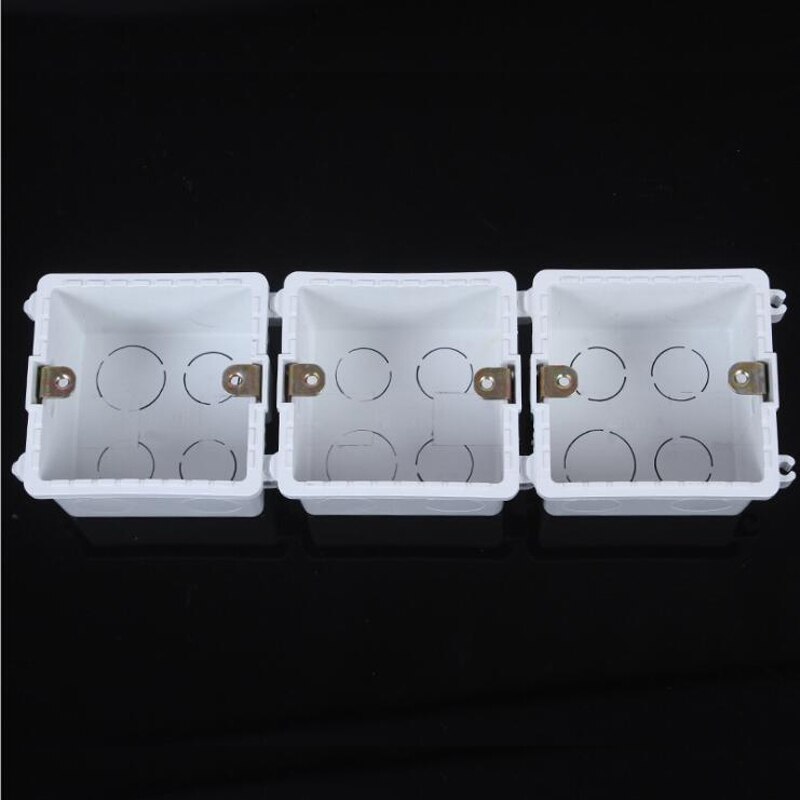 1pc 86x86mm 3.38" PVC Dark Box Wall Switch Socket ... – Vicedeal