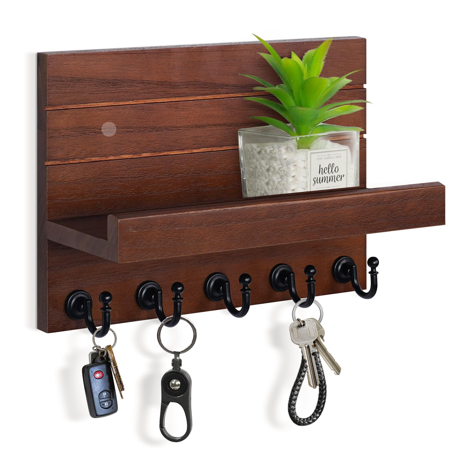 Modern Key Holder Rack Entryway Decor Mail Organiz... – Grandado