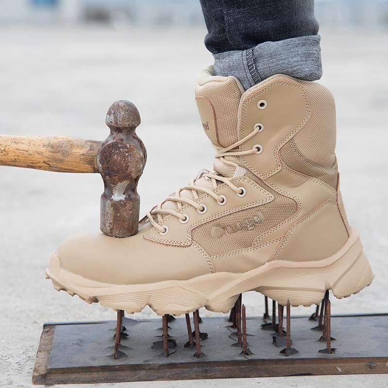 HiMISS Nonslip Steel Toe Air Safety Boots Wear Res... – Grandado