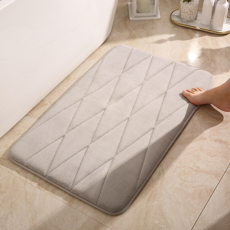 Moderne Coral Fleece Badkamer Mat Entree Deurmat V... – Vicedeal