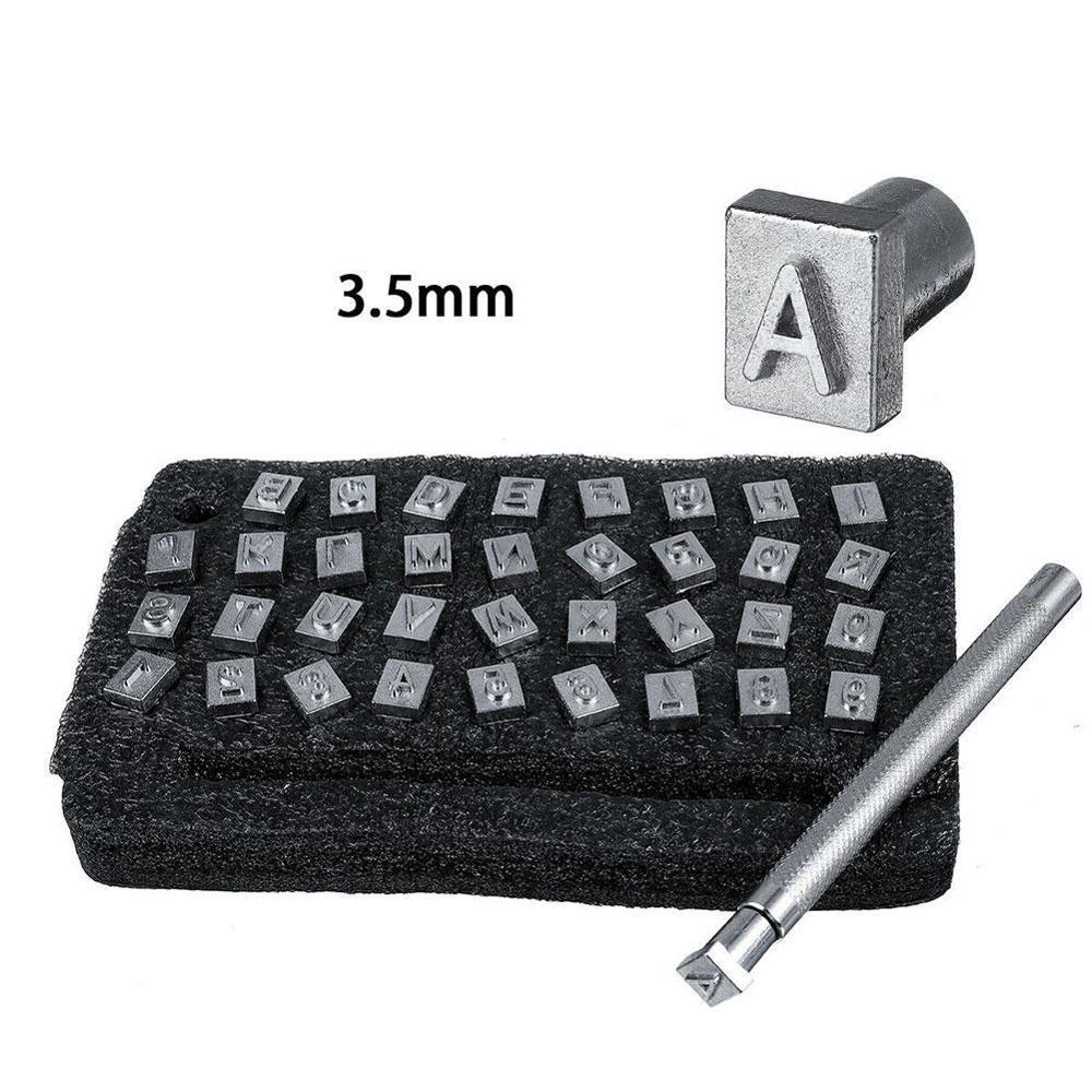 36Pcs Staal Alfabet Nummer Stempel Punch Set Art G... – Vicedeal
