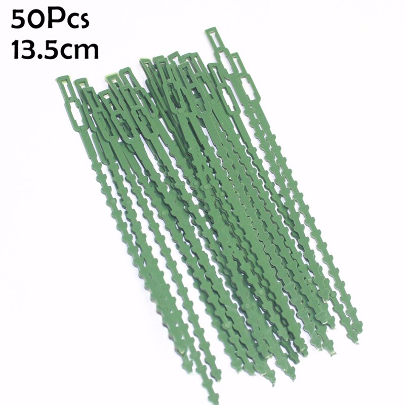 Adjustable 50pcs/lot Plastic Plant Cable Ties Reus... – Grandado